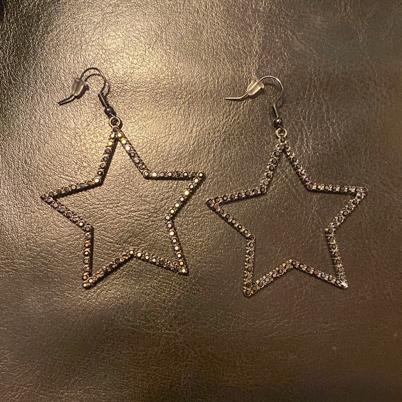 Jewelry | Rhinestone Star Earrings | Poshmark